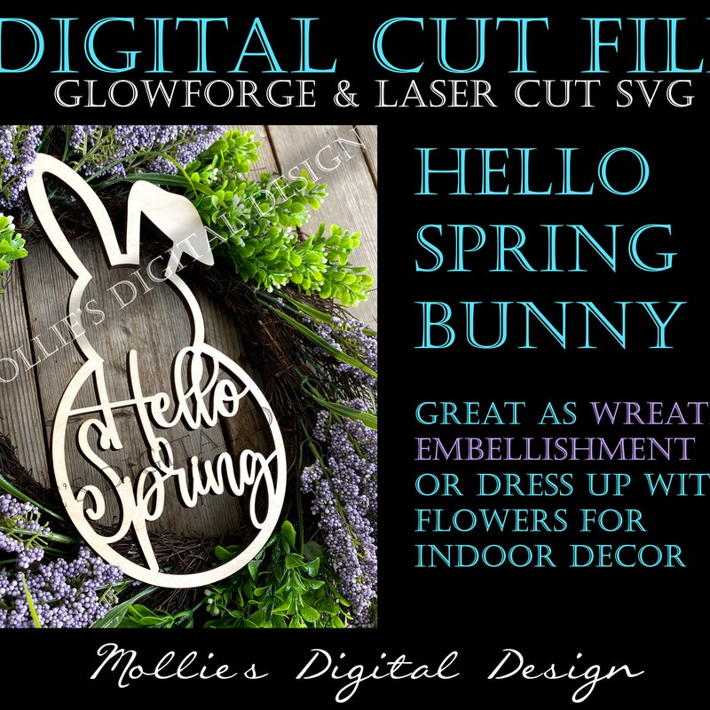 Hello Spring Door Hanger - Etsy