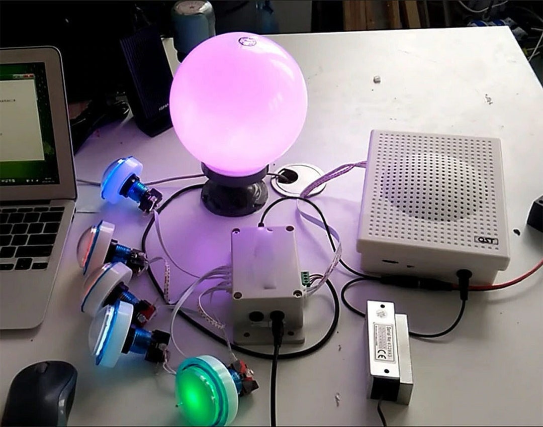 The Parallel Sphere Escape Room Game Five Button Match up Lock Open ...