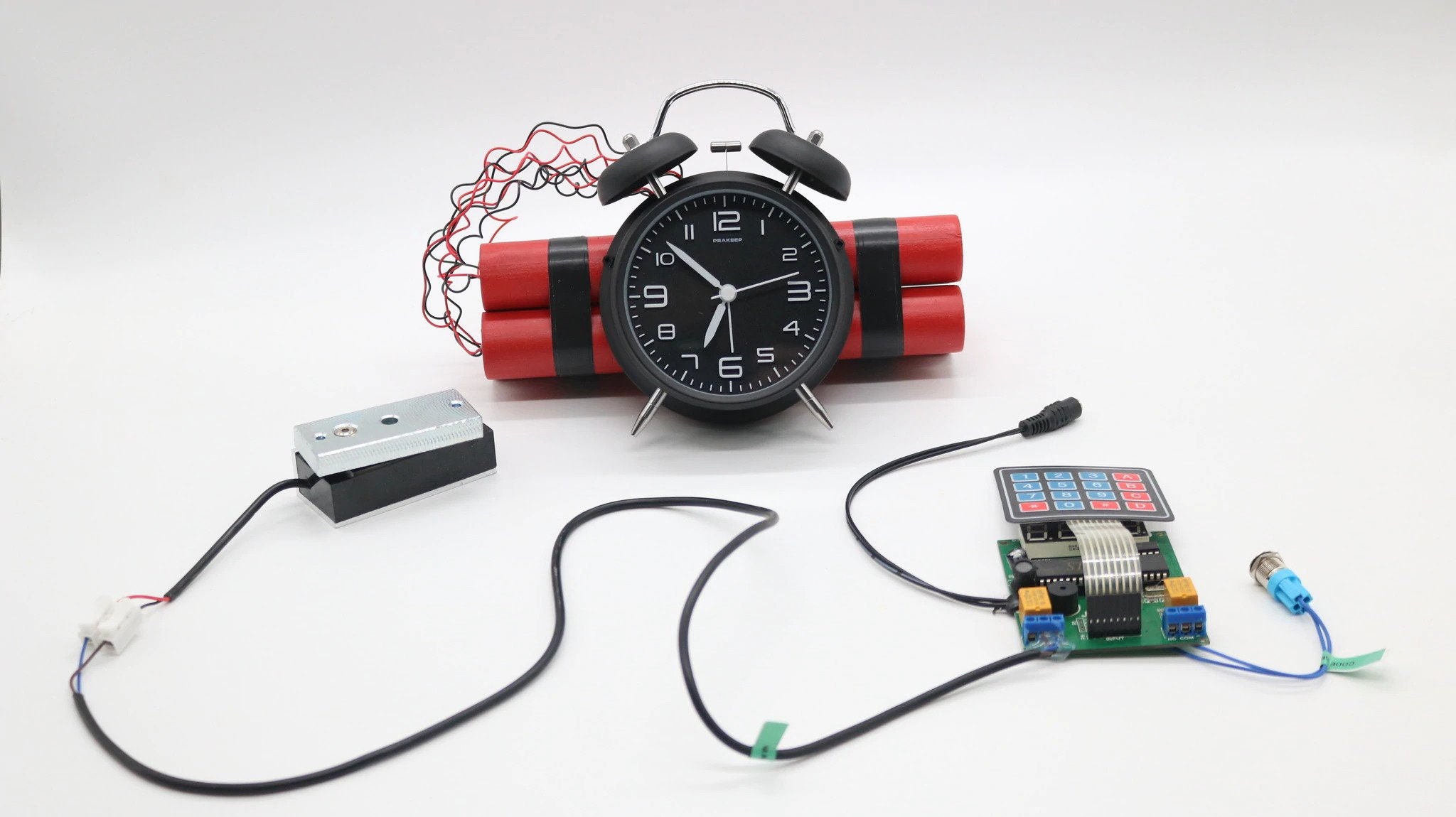 Digital Bomb With Clock Escape Room Prop Enter Password Before Time ...