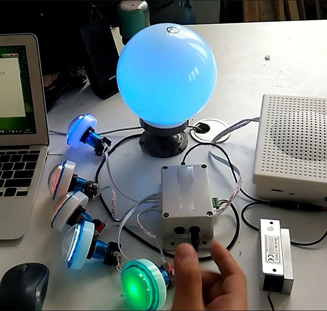 The Parallel Sphere Escape Room Game Five Button Match up Lock Open ...