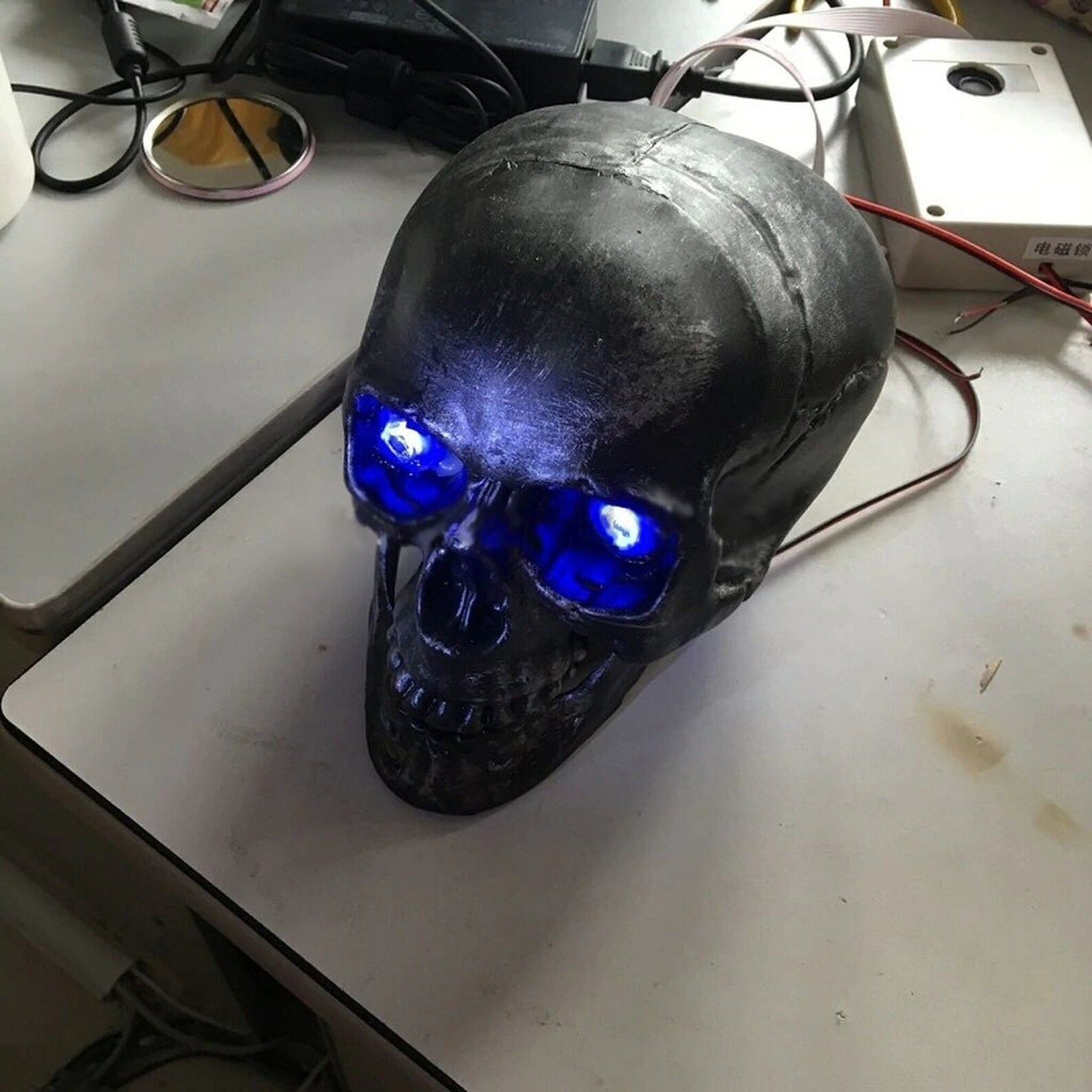 Light Sensor Skull Escape Room Game Shoot on Both Eyes to - Etsy
