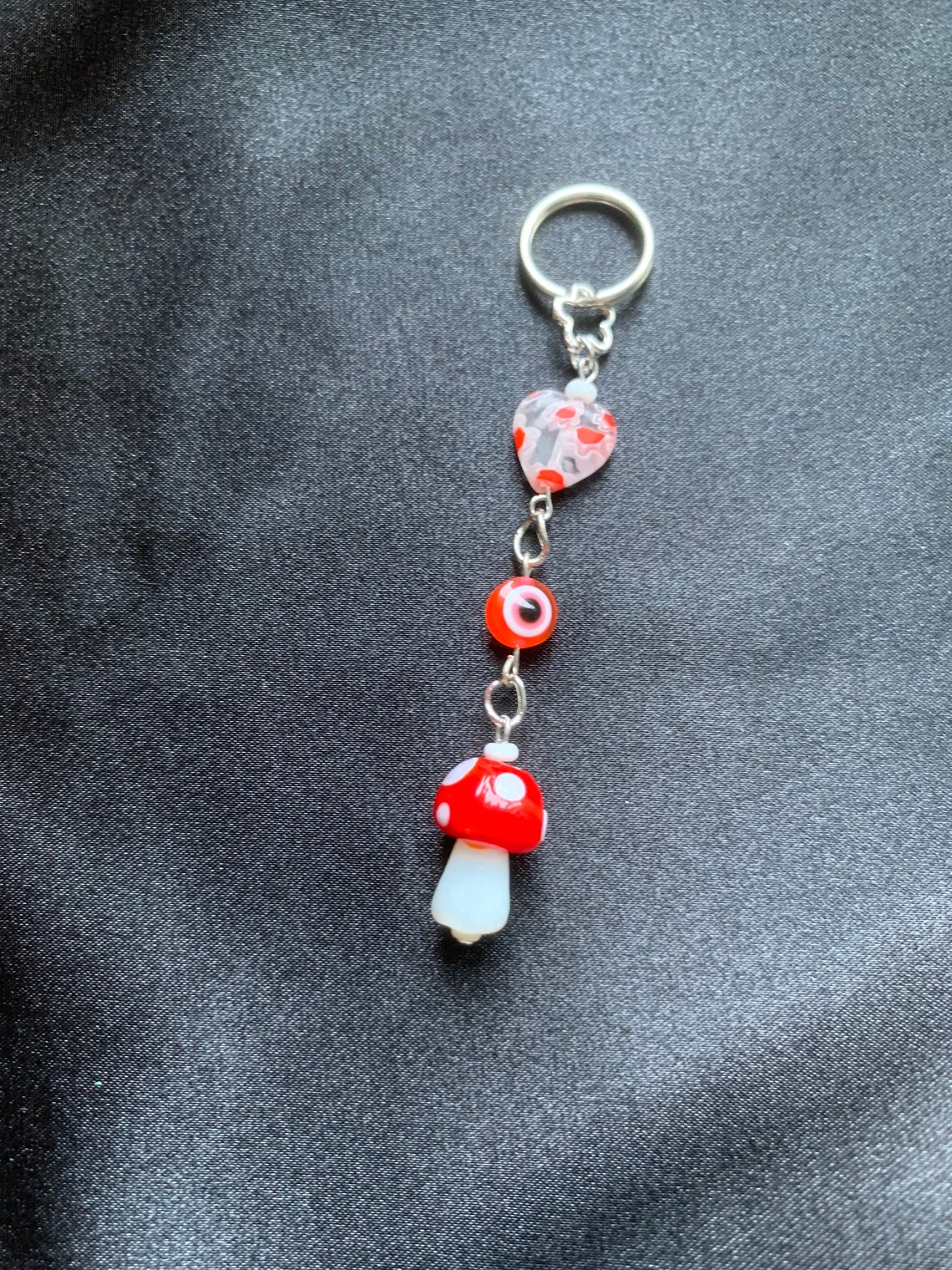 Mushroom Evil Eye Keychains - Etsy