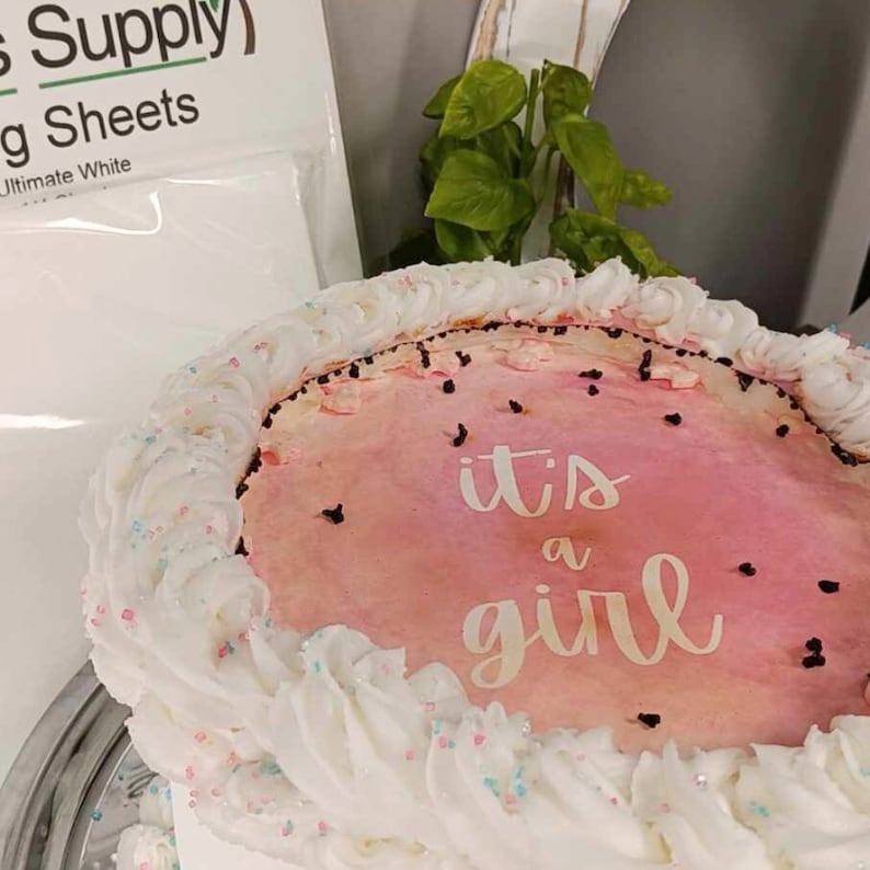 Oasis Supply Burn Away Cake Kit - 12 Icing Sheets and 20 Wafer Paper ...