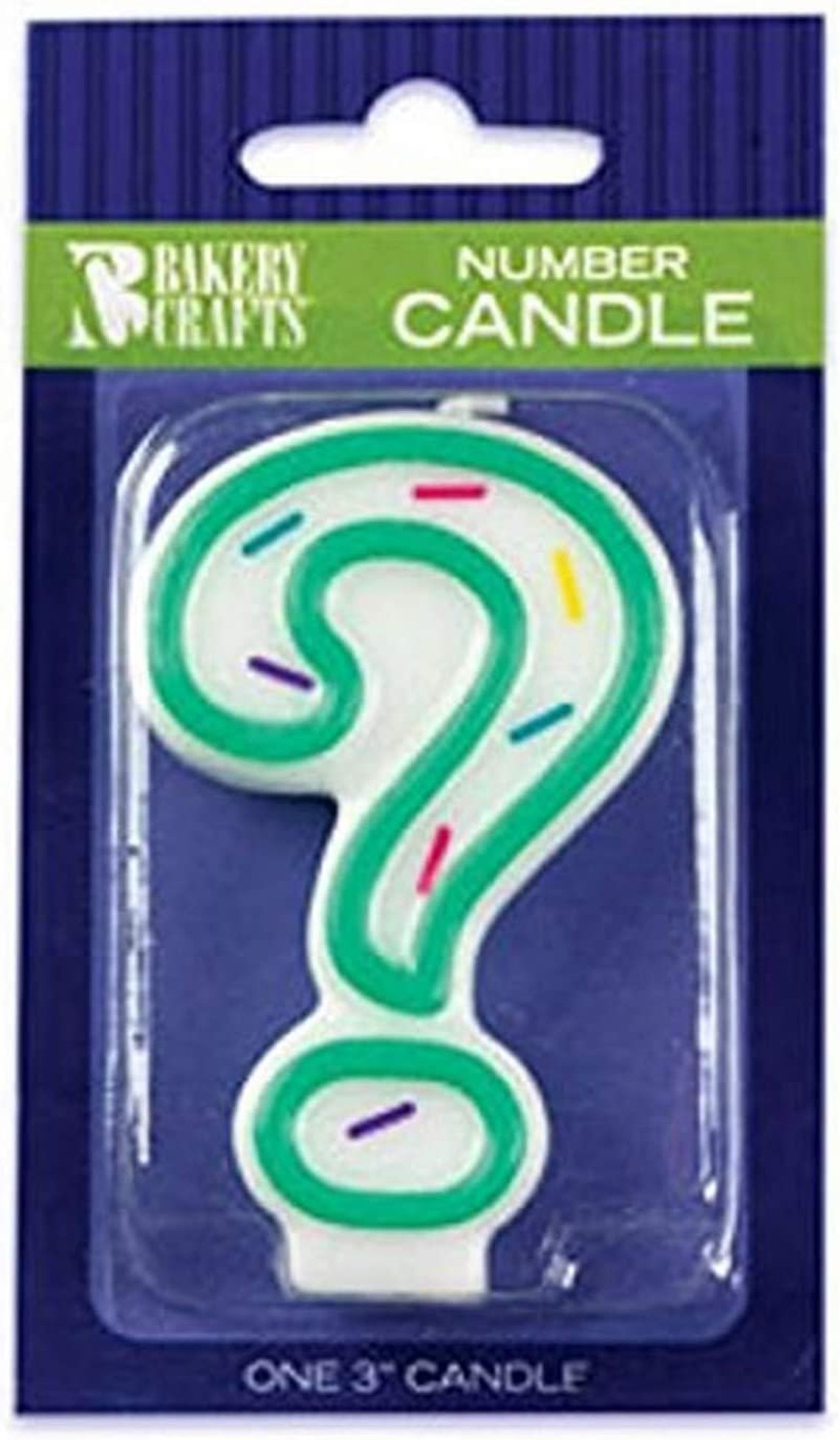 Oasis Supply Question Mark Sprinkle Birthday Candles, 3-inch - Etsy