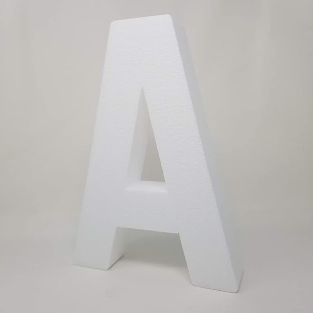 24" EPS Foam Free Standing Letters A-Z & Symbols - Etsy