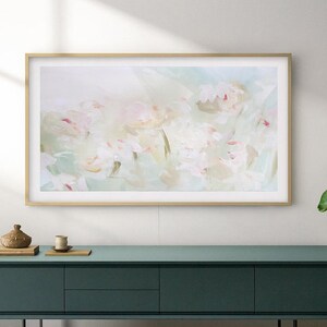 Samsung Frame TV Art Spring, Abstract Botanical Art, Spring Digital TV ...