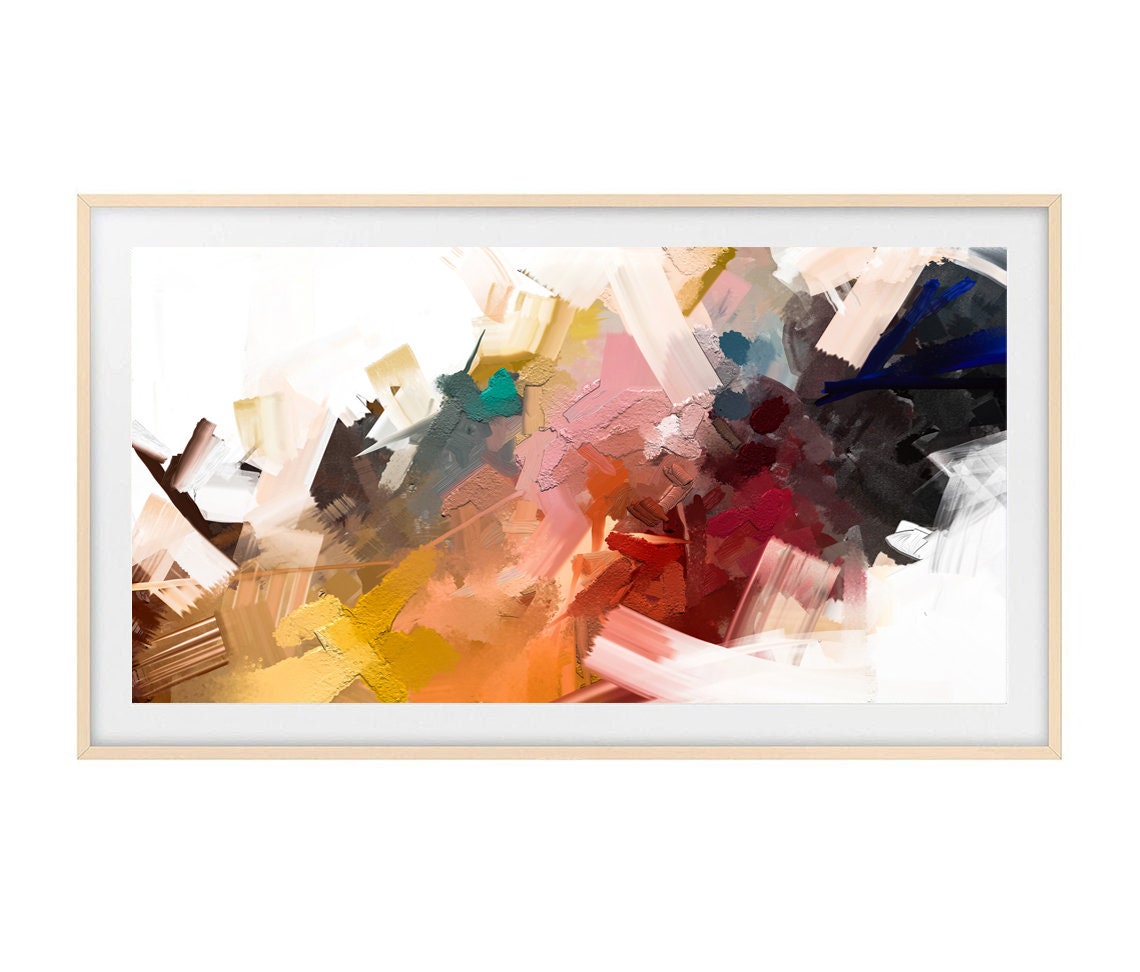 Frame TV Art Abstract Samsung Frame TV Art Modern Frame TV - Etsy