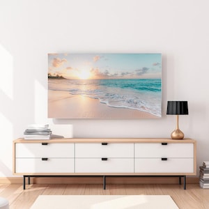 Samsung Frame TV Art Beach, Frame TV Art Summer, Frame TV Art Tropical ...