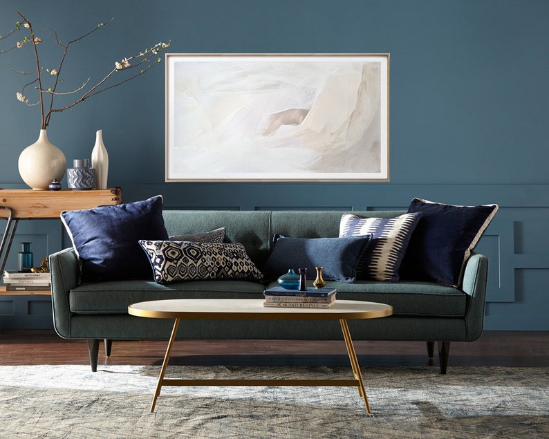 Samsung Frame TV Art Neutral Abstract Frame TV Artwork Soft - Etsy