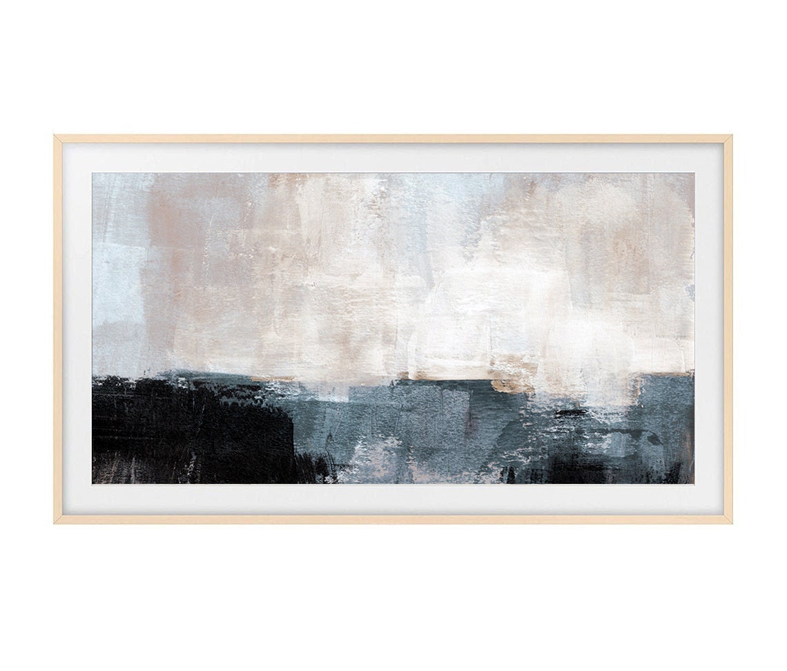 Samsung Frame TV Abstract Neutral Tones Frame TV Artwork - Etsy