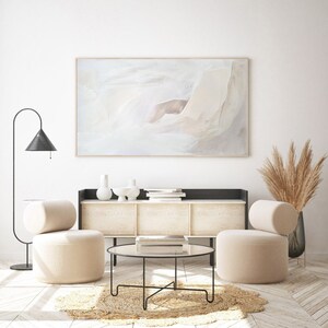 Samsung Frame TV Art Neutral Abstract, Frame TV Artwork Soft Neutral ...