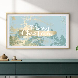 Samsung Frame TV Art 4K Merry Christmas, Frame TV Artwork Merry ...
