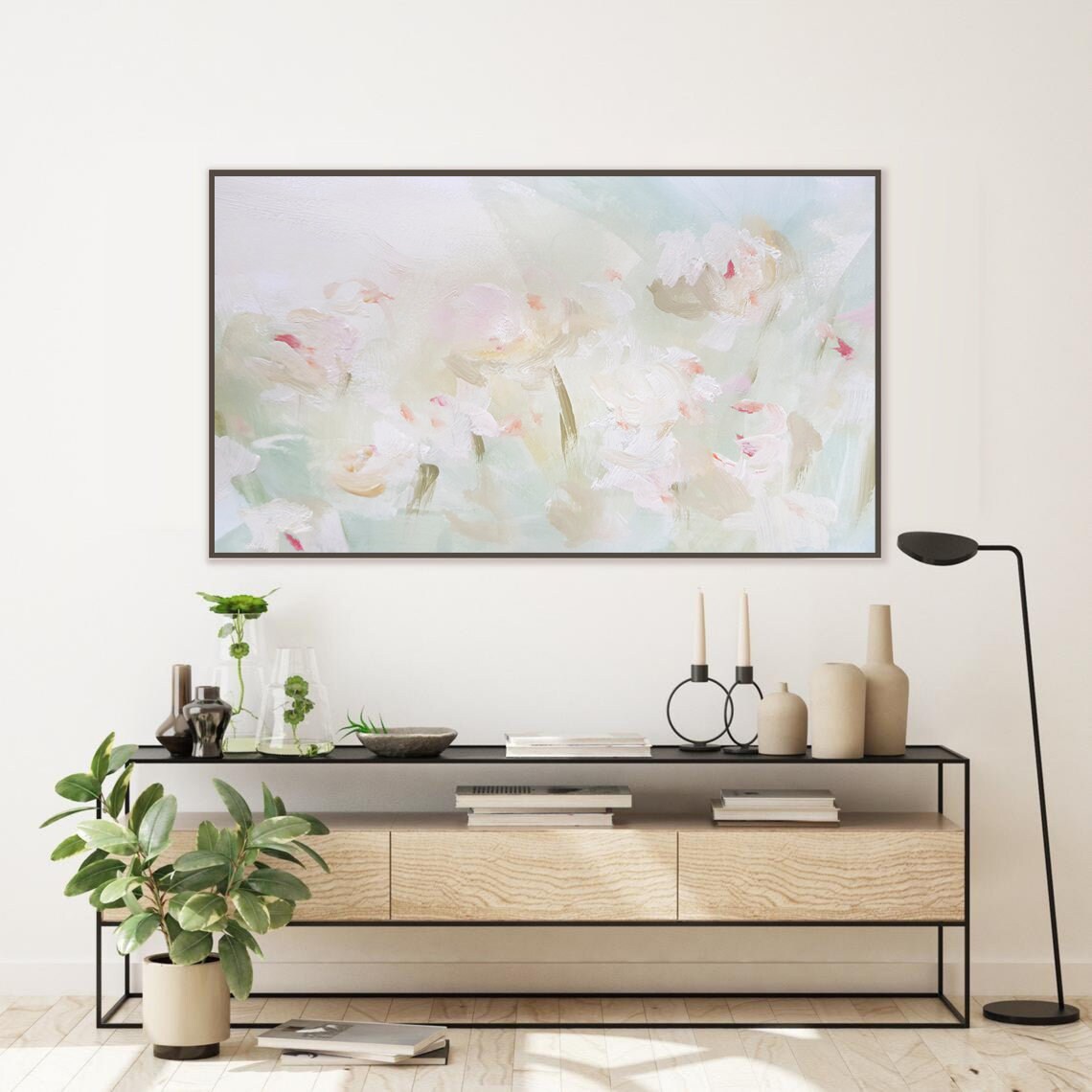 Samsung Frame TV Art Spring, Abstract Botanical Art, Spring Digital TV ...