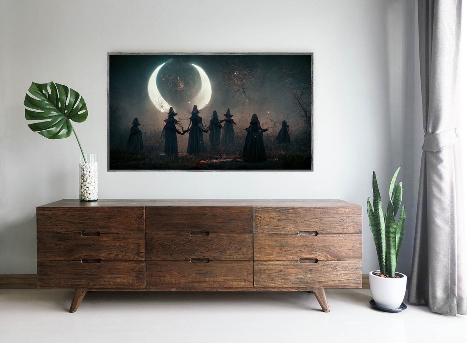 Samsung Frame TV Art Witches, Frame TV Art Coven of Witches, TV Frame ...