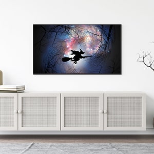 Samsung Frame TV Art Witches, Frame TV Art Halloween, TV Frame Art ...