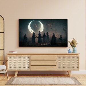 Samsung Frame TV Art Witches, Frame TV Art Coven of Witches, TV Frame ...