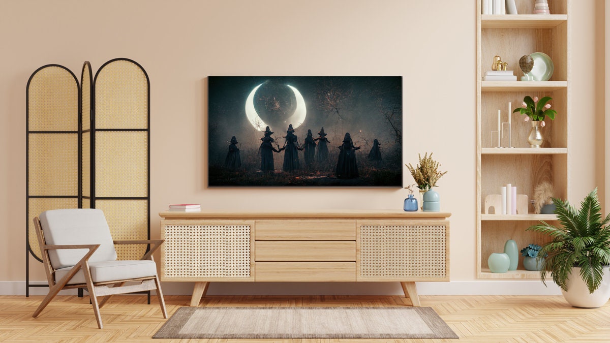 Samsung Frame TV Art Witches, Frame TV Art Coven of Witches, TV Frame ...