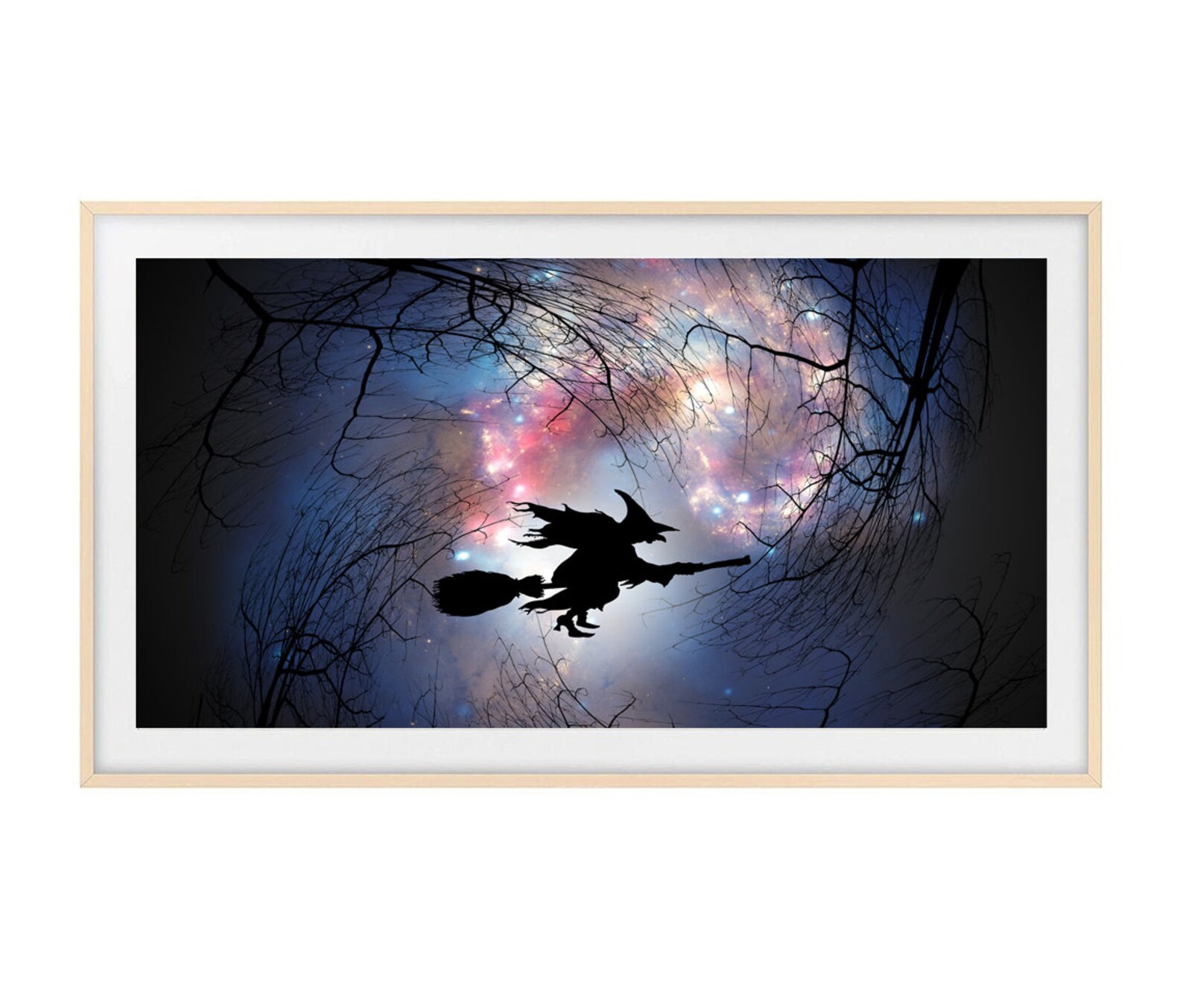 Samsung Frame TV Art Witches Frame TV Art Halloween TV Frame | Etsy