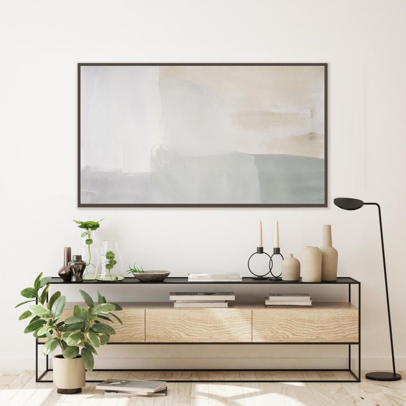 Samsung Frame TV Art Neutral Abstract Frame TV Artwork Soft - Etsy
