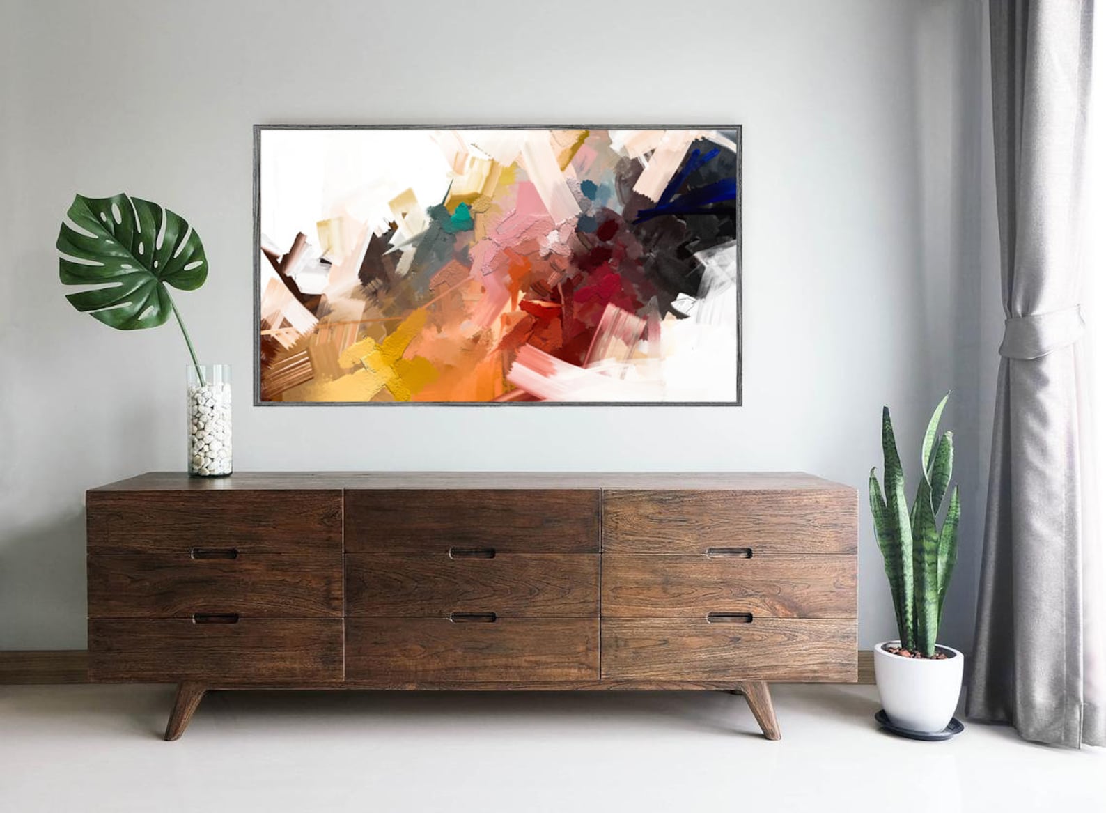 Frame TV Art Abstract Samsung Frame TV Art Modern Frame TV | Etsy