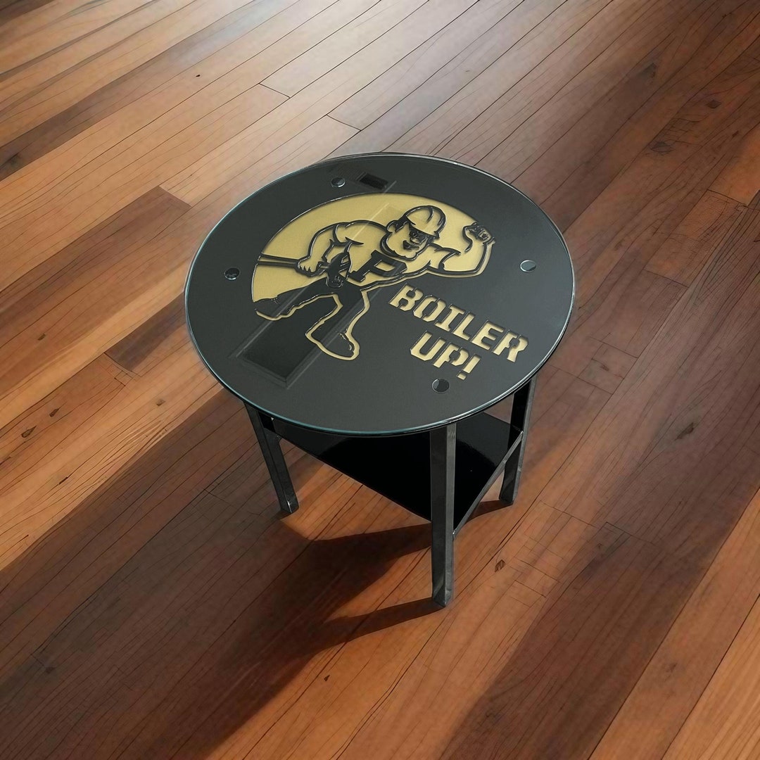 Purdue Boilermaker Metal Table Coffee Table End Table Sports Team - Etsy