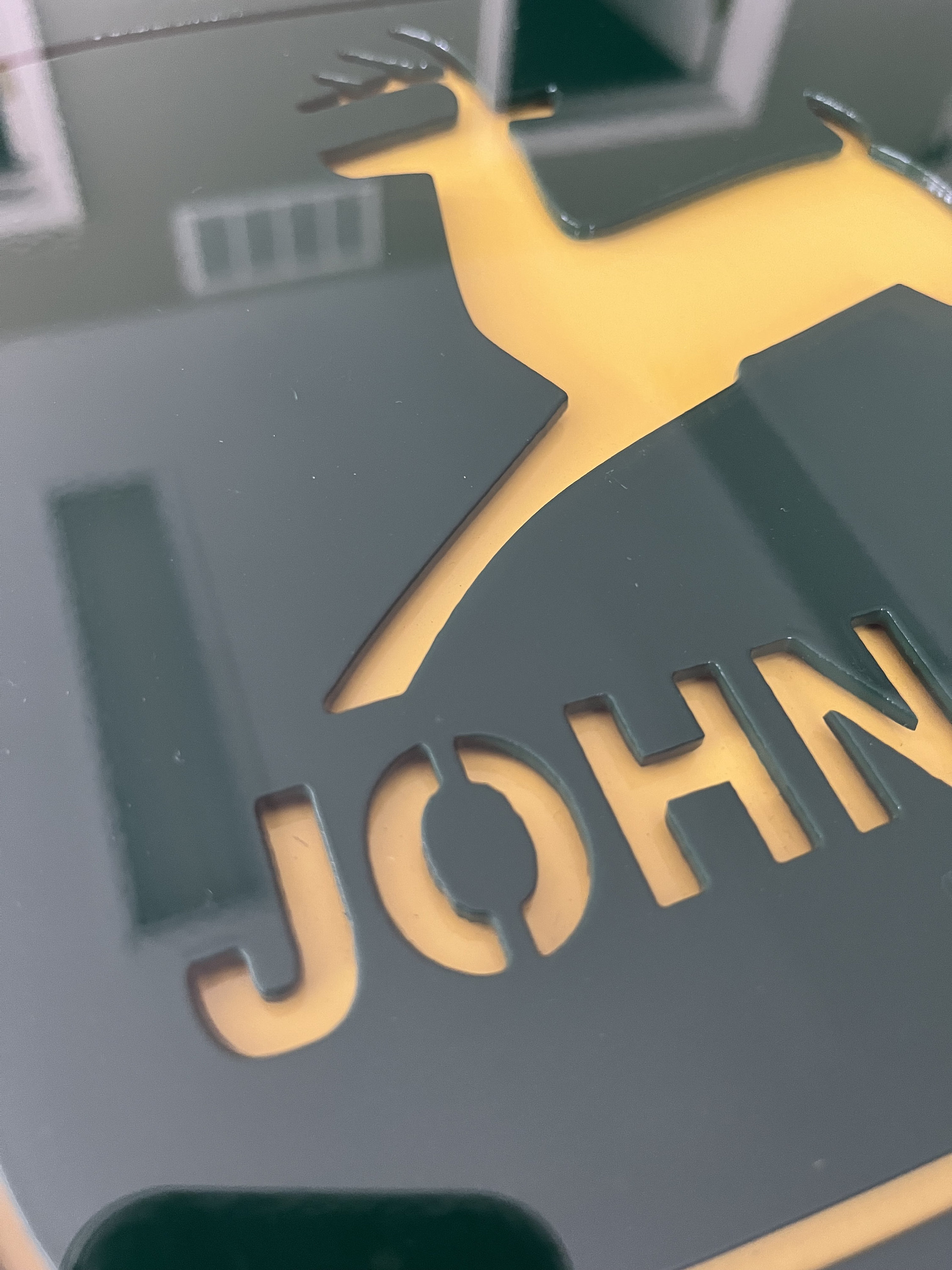 John Deere Metal Table - Coffee Table - End Table - Tractor Table - Etsy