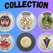 6 Colored Toonie Set, Canadian Coloured Coins, Coin Collectors Gift ...