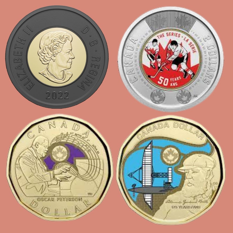 Canadian Coin Set, Gift Set, New 2022 Honouring Queen Elizabeth II ...