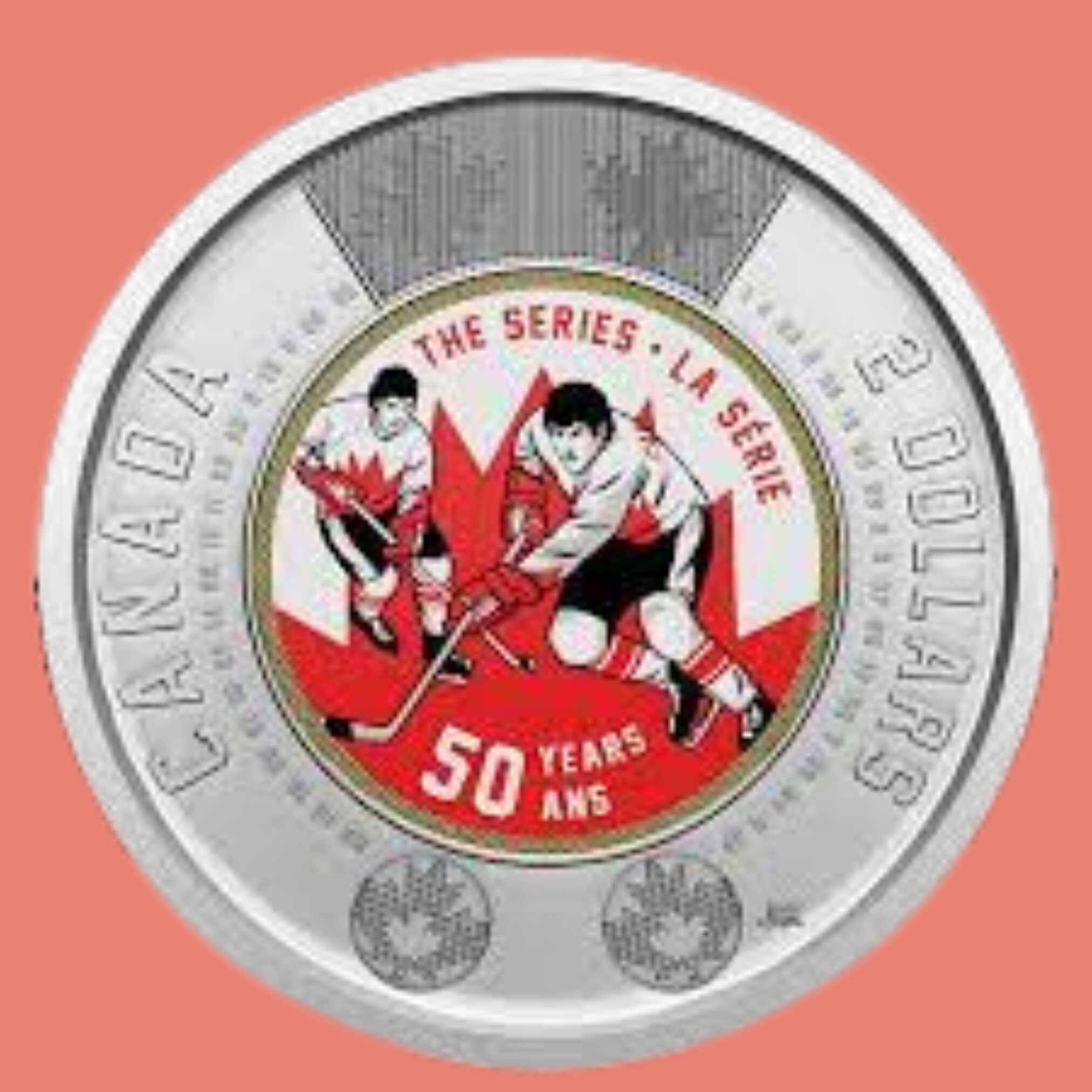 Canada 6 Coloured Coin Collection Set - 2022 Black Ring Toonie - 2017 ...