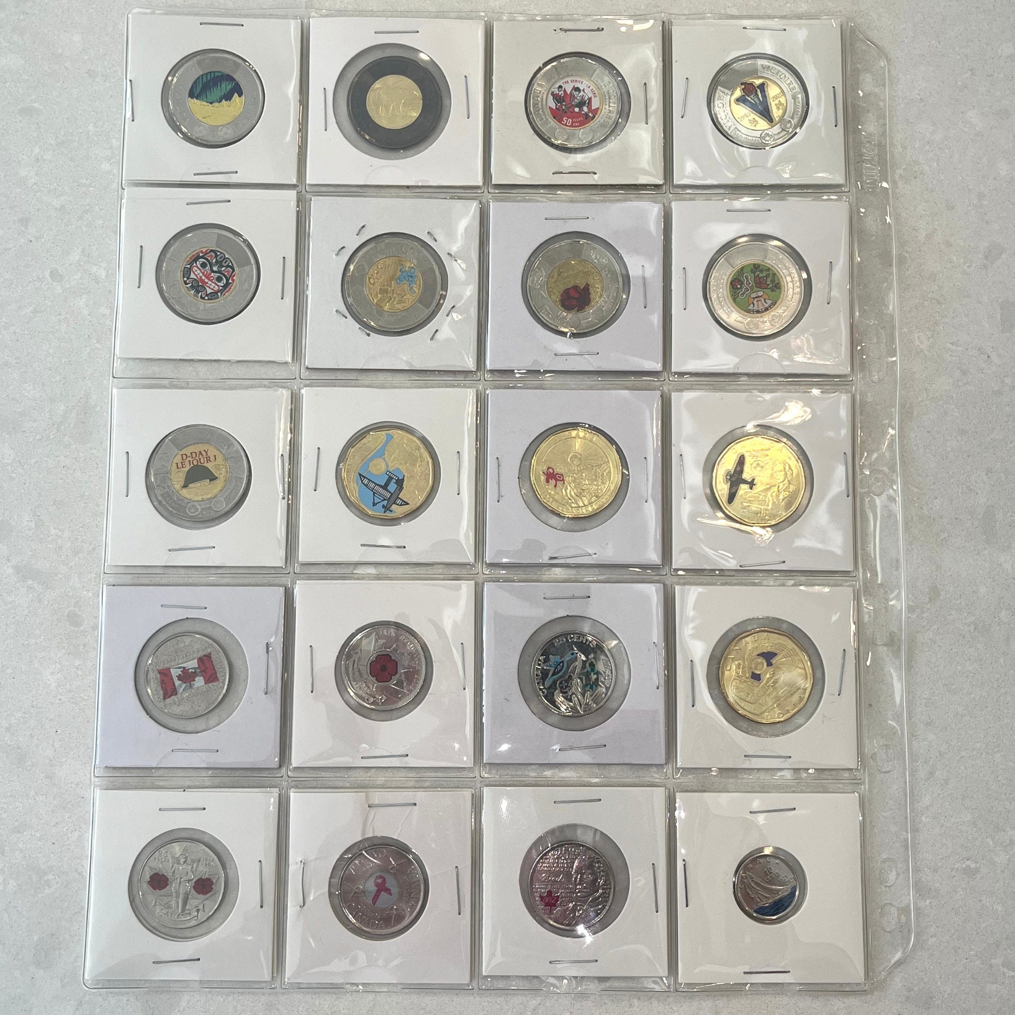 3 Colored Coin Set, Canadian Rare Coins, Random Surprise Mix Lot of 3 ...