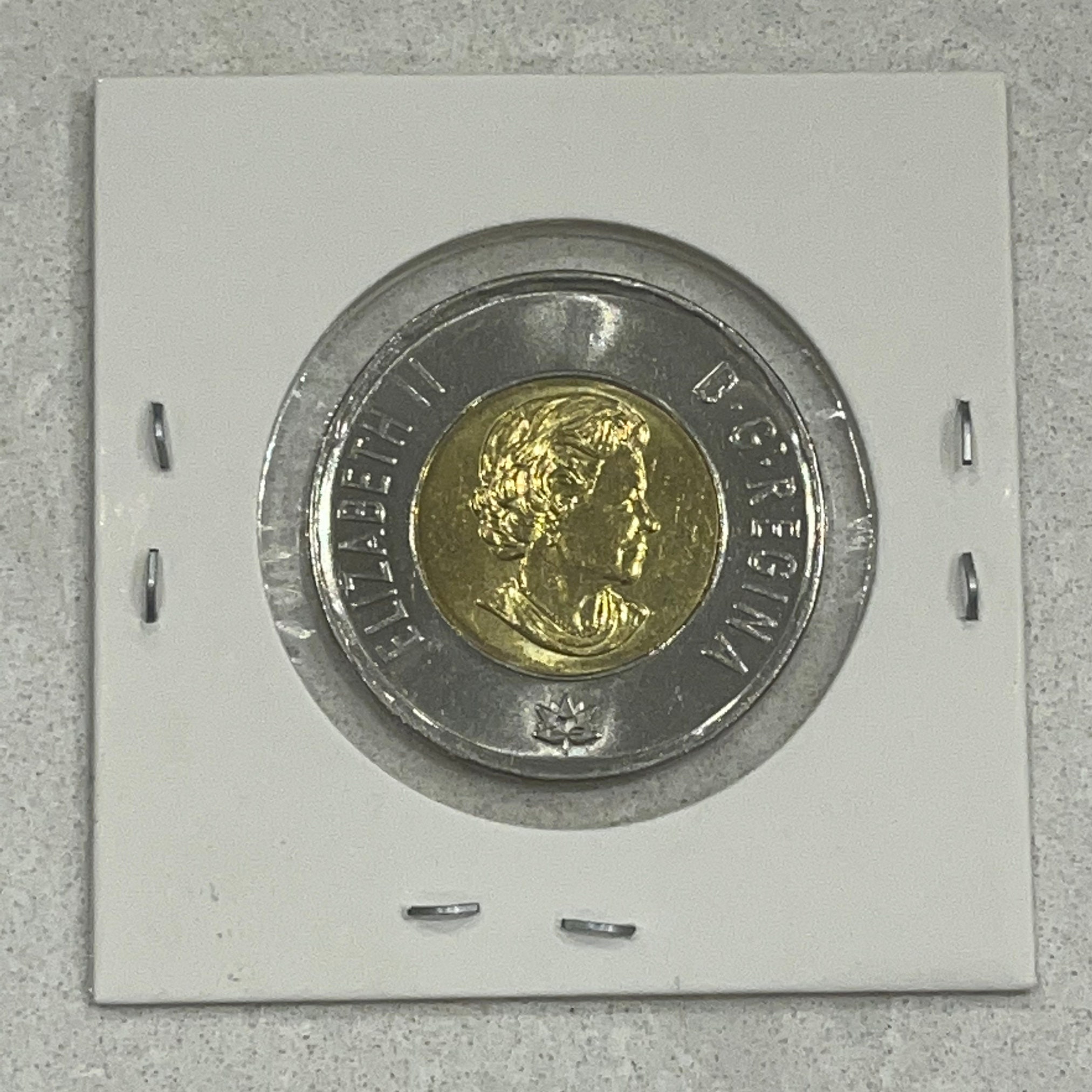 Northern Lights Canadian Toonie | Glow in the Dark Coloured Coin ...