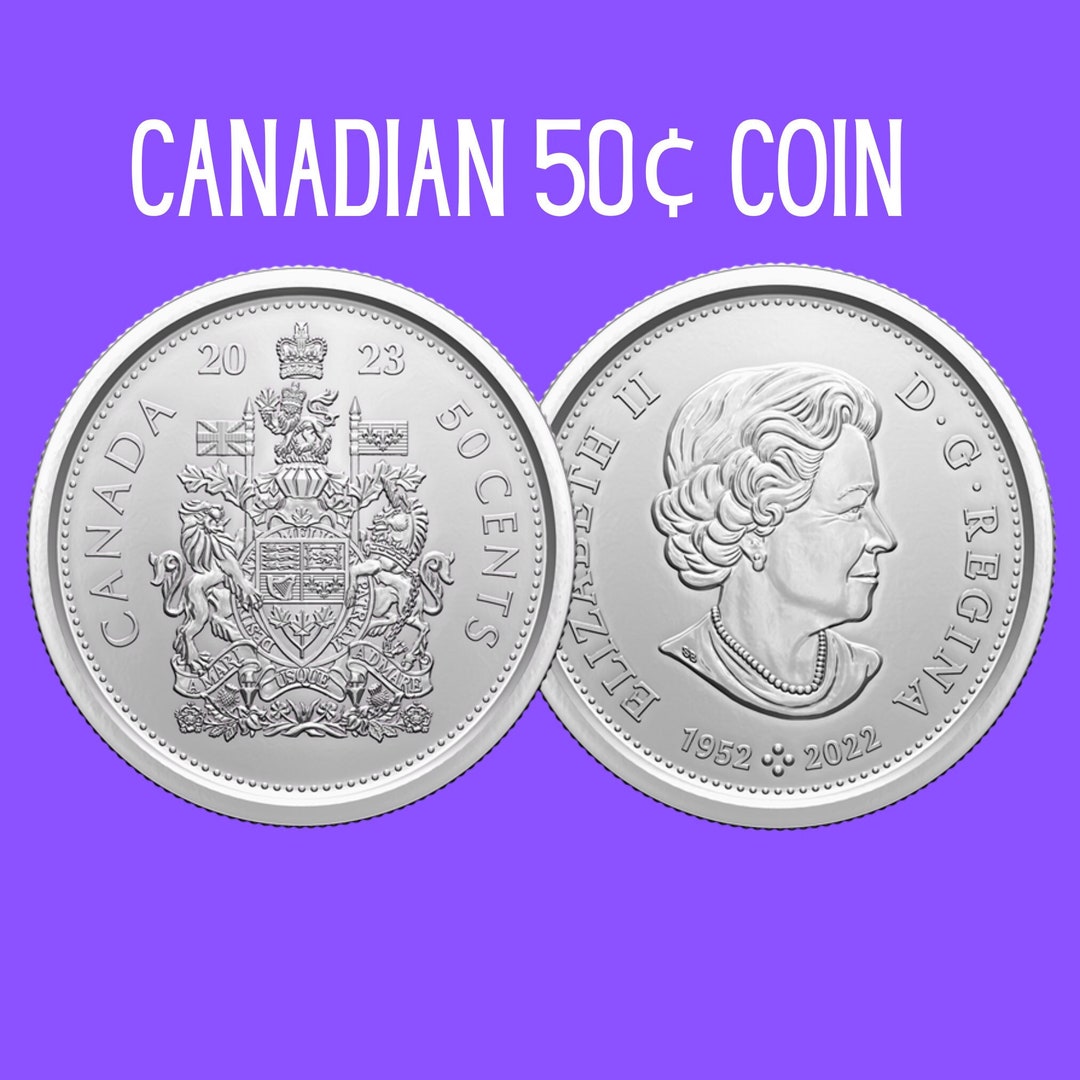 Canadian Half Dollar - 50 Cent Coin - Uncirculated 2023 Collectors ...