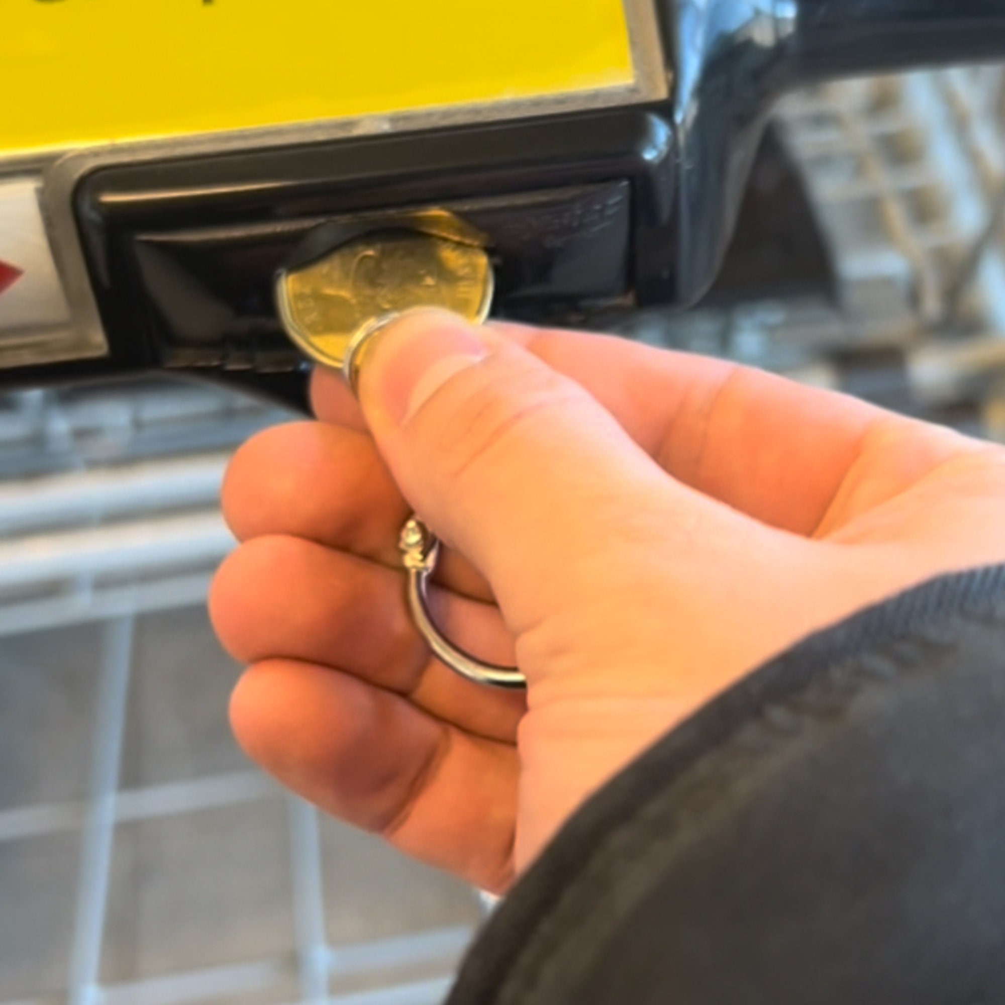 Shopping Cart Coins Reusable Real Loonie Keychain for Canada Shopping ...