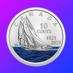 Set of 3 Canada 100th Anniversary of Bluenose Commemorative Collector ...
