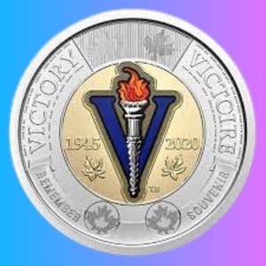 6 Colored Toonie Set, Canadian Coloured Coins, Coin Collectors Gift ...