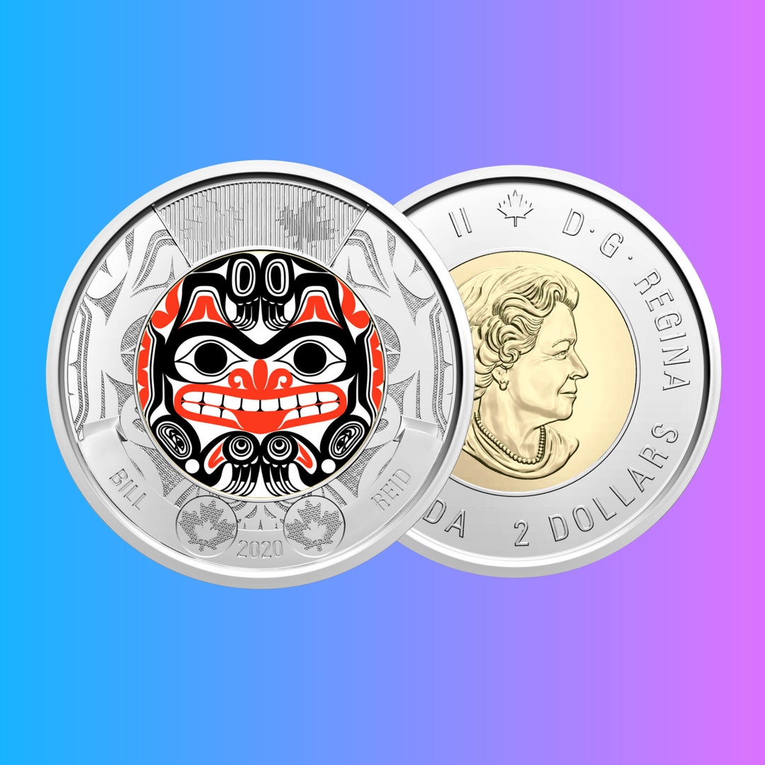 2020 Canadian 2 Dollar Bill Reid Coin, Xhuwaji, Haida Grizzly Bear ...
