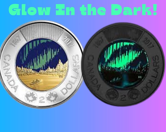 Colored Canadian Coin, Canadian Rare Coins, Random Surprise Mix ...