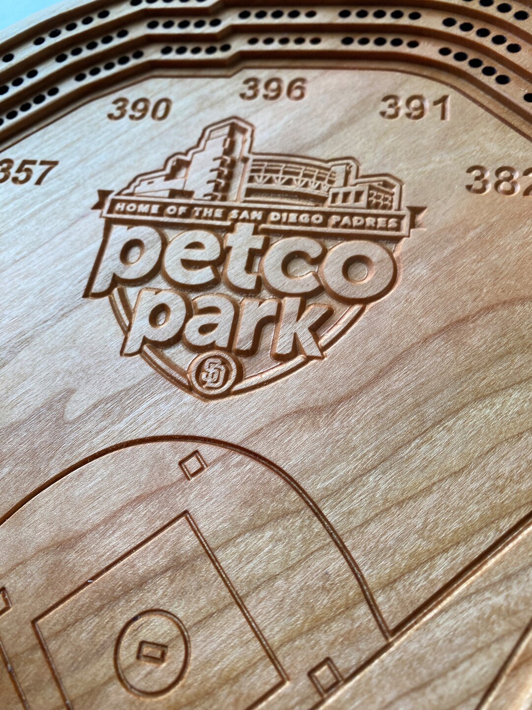 Petco Park Baseball Cribbage Board: San Diego Padres Fan Gift, Birthday ...