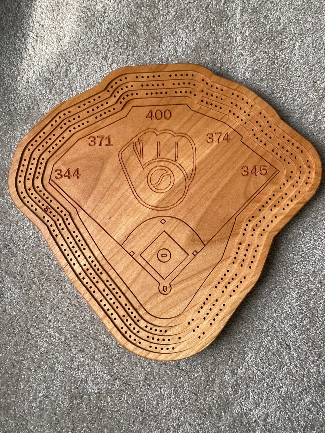 American Family Field Cribbage Board: Milwaukee Brewers Baseball ...