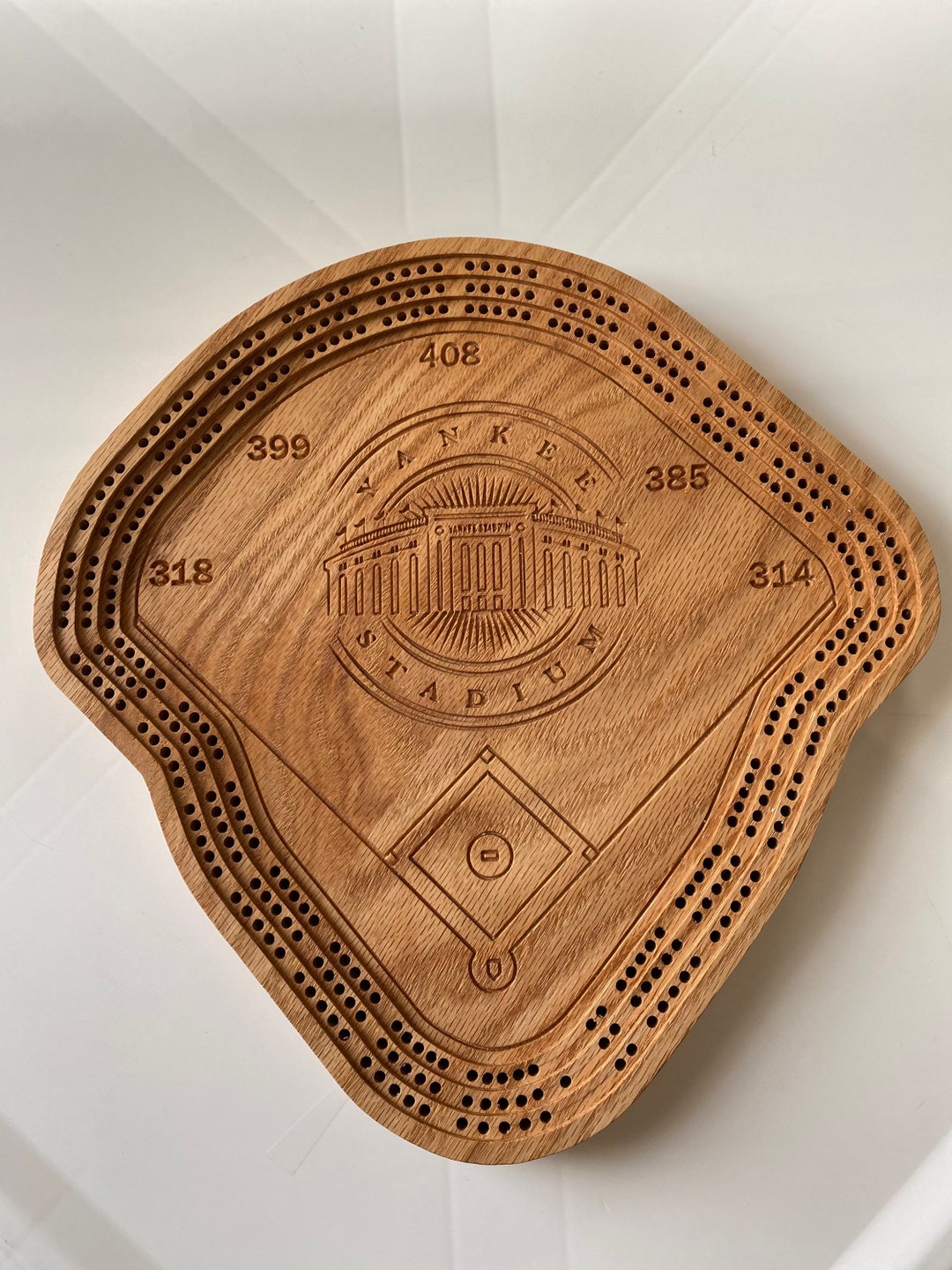 Yankee Stadium Cribbage Board: New York Yankees Baseball Fan Gift ...