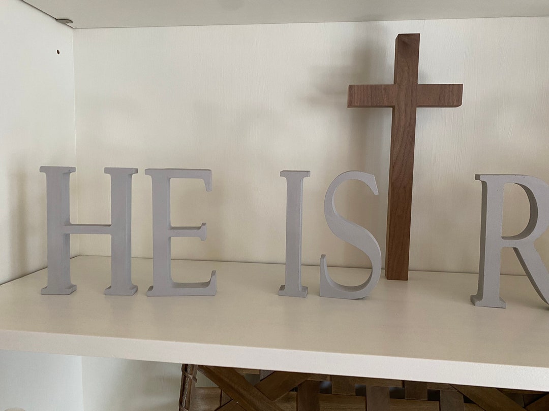 He is Risen, Easter Decor, Christian Easter, Jesus is Alive Celebrate ...