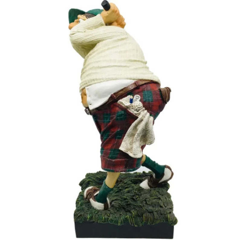 Golf Player Sculpture, Golfer Figurine Golf Player Statue Handmade - Etsy