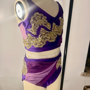 Purple Dance Costume - Etsy