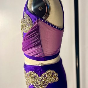 Purple Dance Costume - Etsy