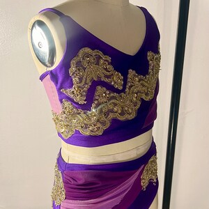 Purple Dance Costume - Etsy