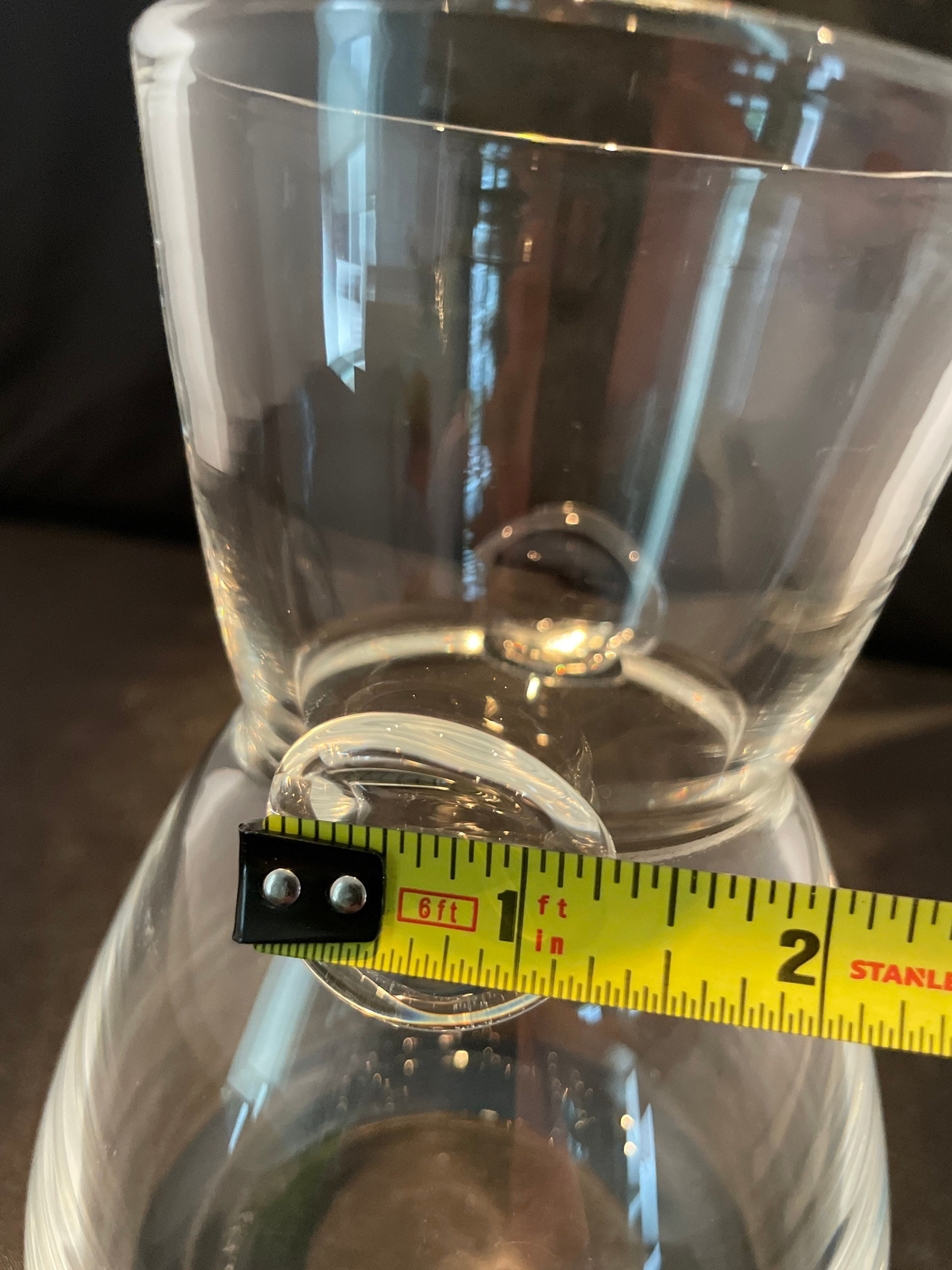 Vintage Steuben Glass Thumbprint Water Pitcher Carafe - Etsy