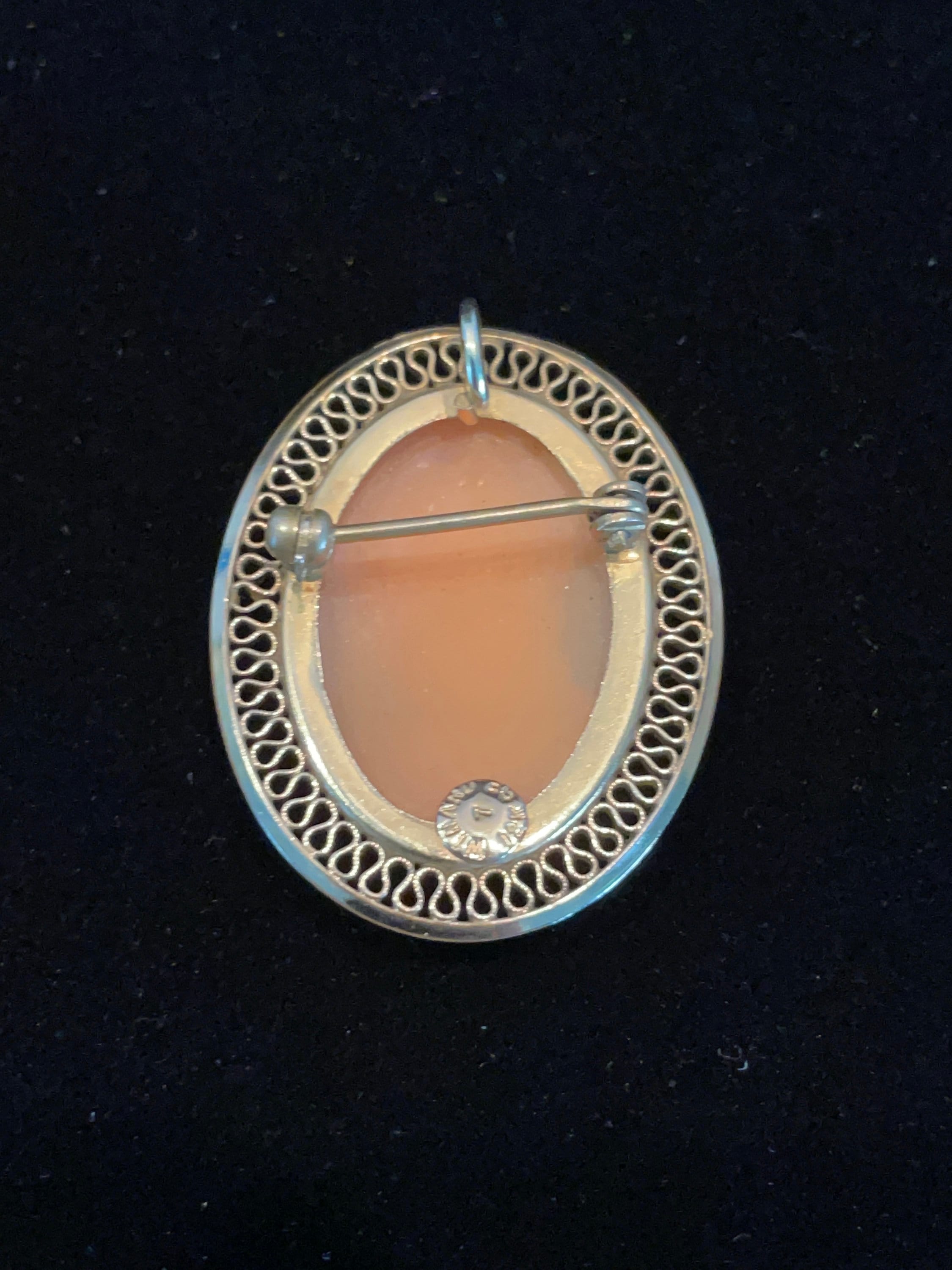 Vintage Winard 12K Gold Filled Cameo Pin Pendant Brooch - Etsy
