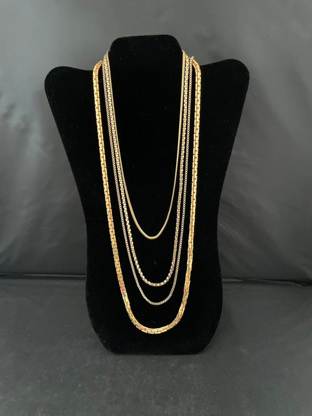 Four 12K GF Chains 30 27 25 21 inch Travel Nest Chains - Etsy Österreich