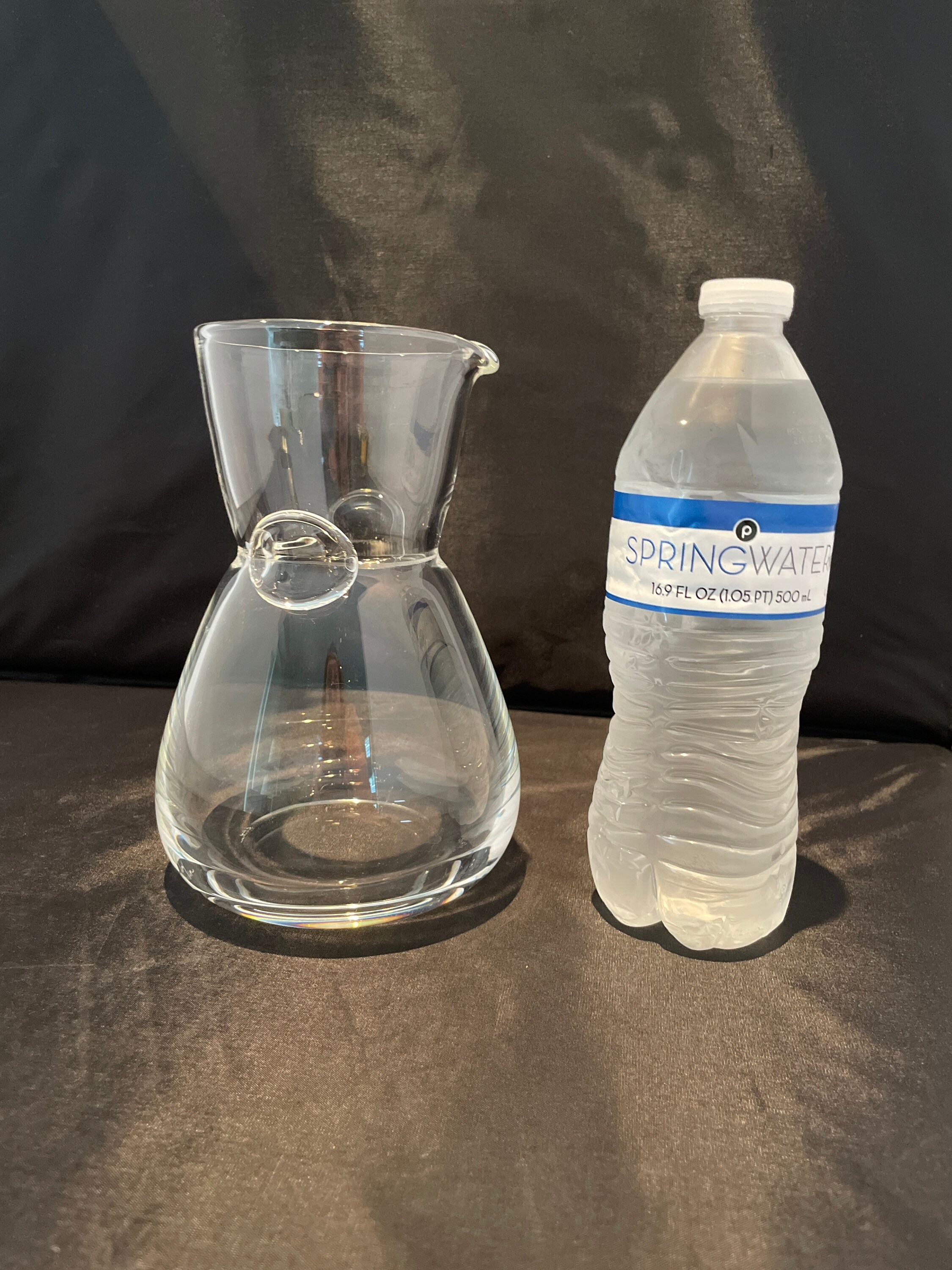 Vintage Steuben Glass Thumbprint Water Pitcher Carafe - Etsy