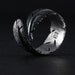 Feather Ring - Sterling Silver Raven Feather Ring - Black Feather Ring ...